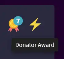 Lightning Bolt Profile Award